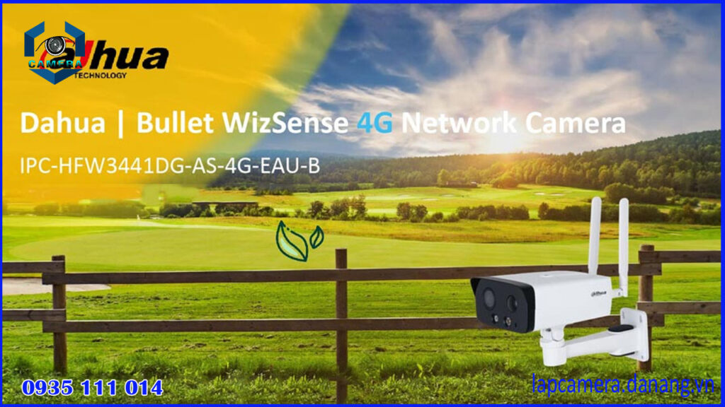 Camera 4G thân ngoài trời Dahua DH-IPC-HFW3441DG-AS-4G-EAU-B